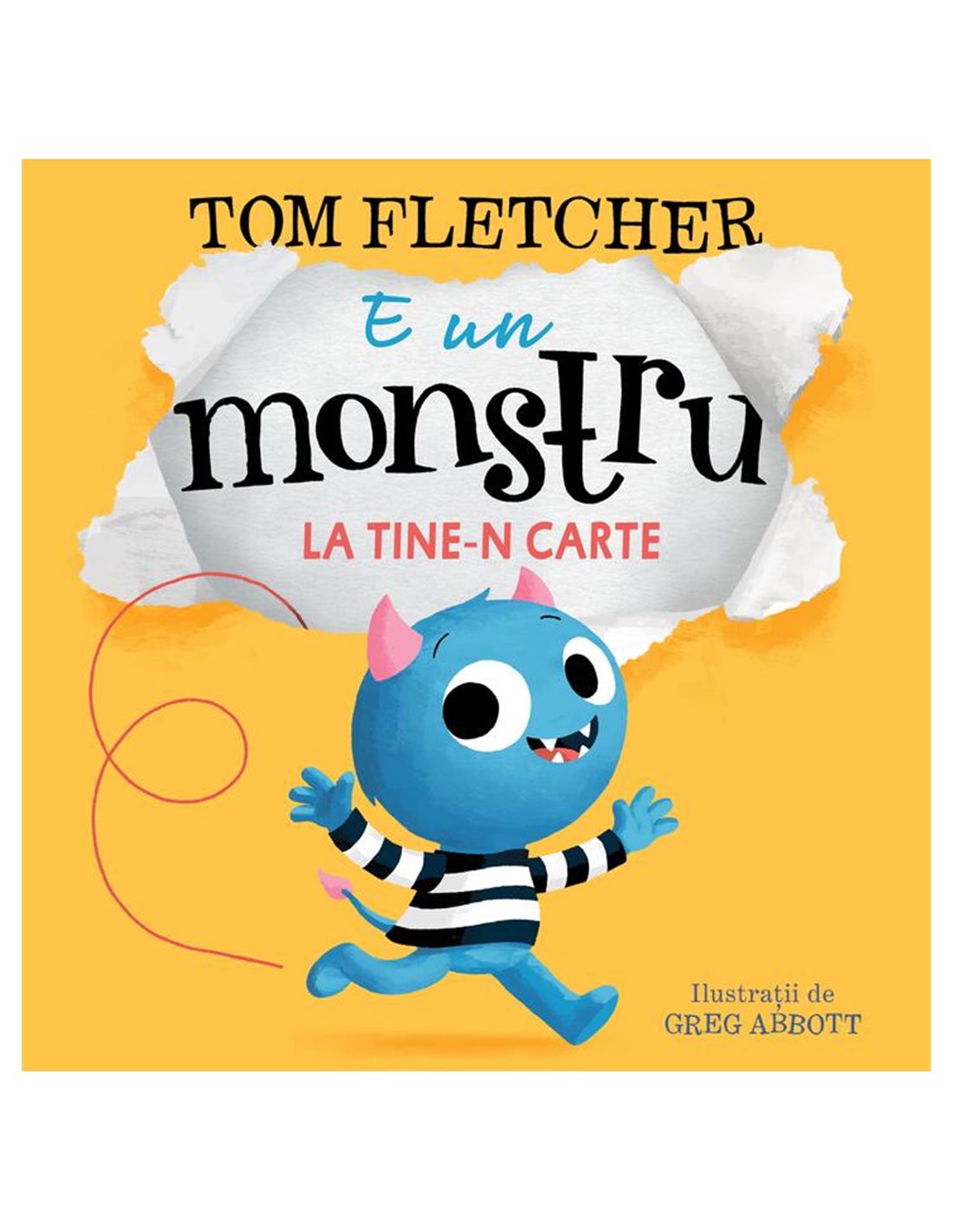 E un monstru la tine-n carte - Tom Fletcher | Vlad si cartea cu Genius