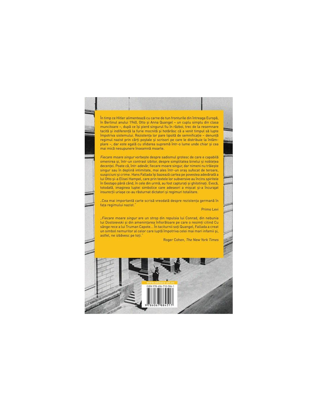 Fiecare moare singur - Hans Fallada | Editura Art [cartonata]